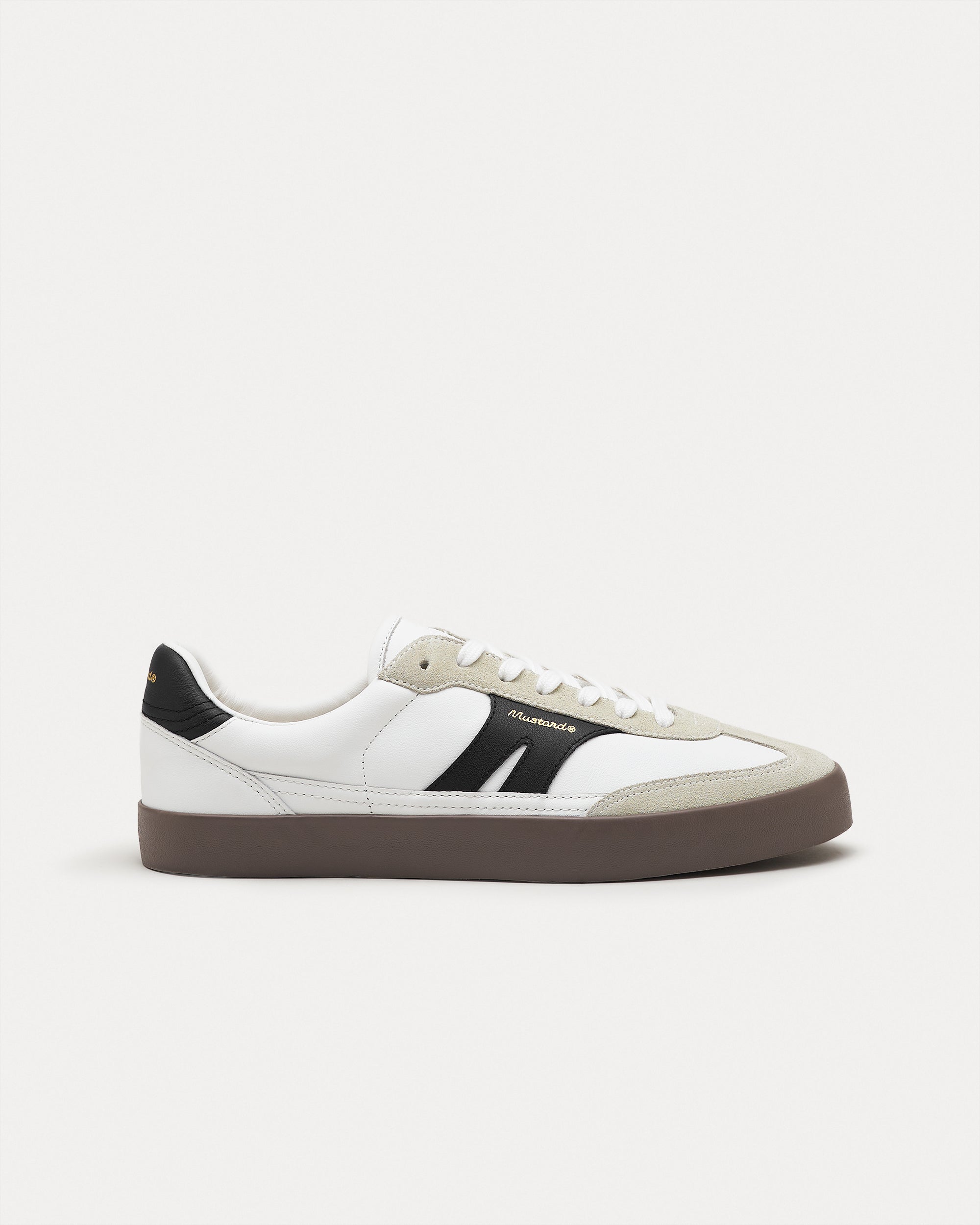 Victor White/Black – Mustard Sneakers